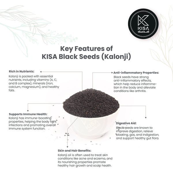 BLACK SEEDS - KALUNJI / NIGELLA SATIVA – Kisa Flour Mills