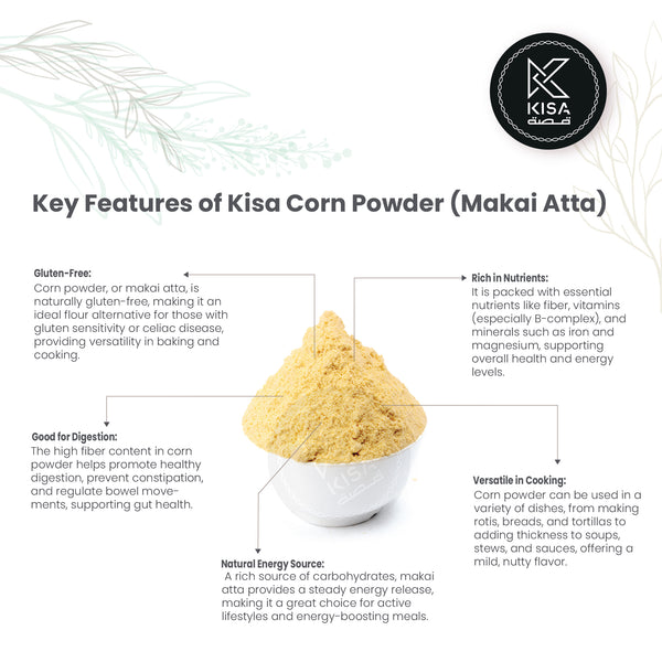 MAKAI ATTA - CORN POWDER – Kisa Flour Mills