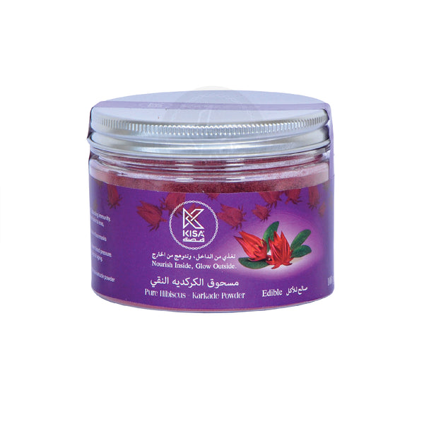 KISA PURE EGYPTIAN HIBISCUS (KARKADE ) POWDER 100 GM BTL – Kisa Flour Mills