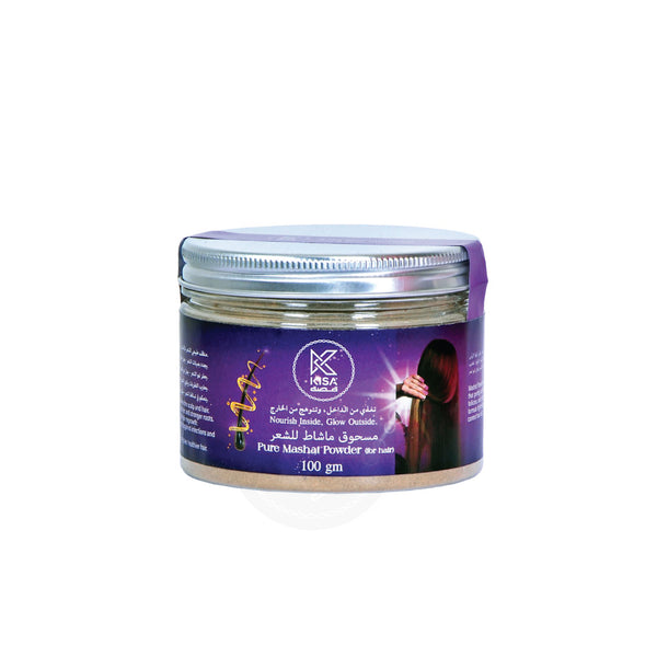 KISA MASHAT HERB HAIR MASK POWDER 100 GM BOTTLE – Kisa Flour Mills