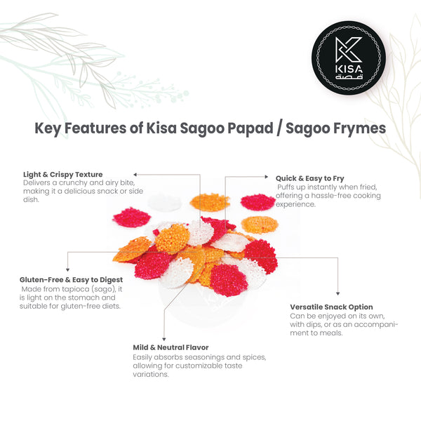 SAGO COIN PAPAD – Kisa Flour Mills
