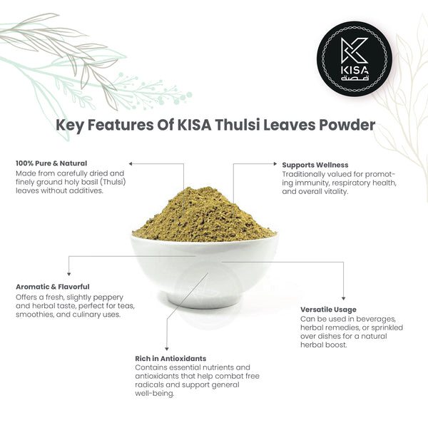 THULSI POWDER / KRISHNA THULASI POWDER /HOLY BASIL POWDER – Kisa Flour ...